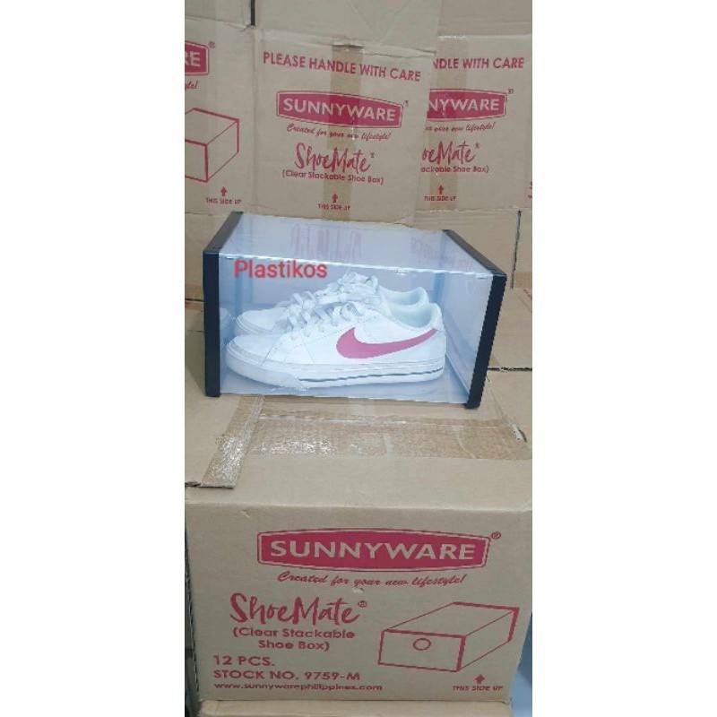 ∈ SUNNYWARE SHOEMATE SHOEBOX HARD PLASTIC (Minimum 4 pcs) | Shopee Philippines