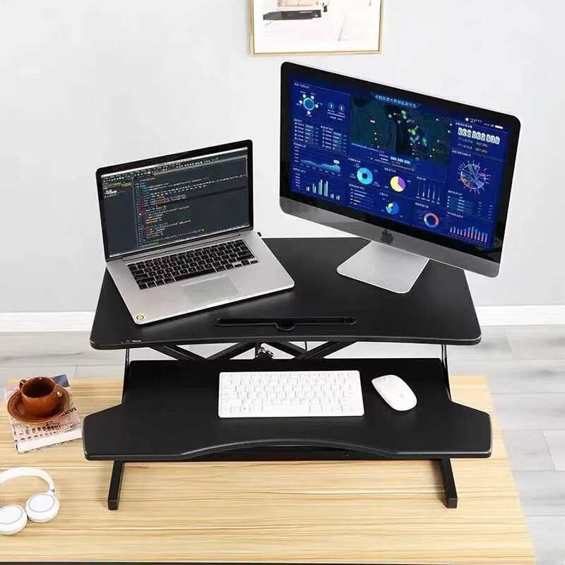 Ergonomic Sitting Adjustable Convertible Desk Workstation Riser Na May ...