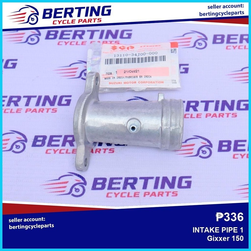 § ๑ SGP INTAKE PIPE 1 Suzuki Gixxer 150 Genuine 13110-34J00-000 ...