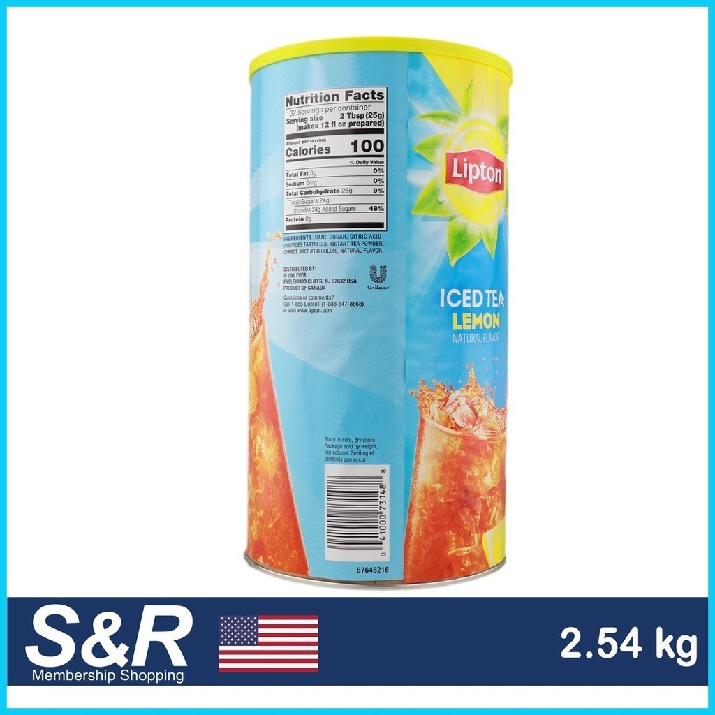 Lipton Iced Tea Lemon Sweetened Iced Tea Mix 2.54kg | Shopee Philippines