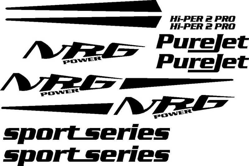 Para Sa Piaggio NRG 2005 Purejet Hi-Per Pro Scooter Moped Decals ...