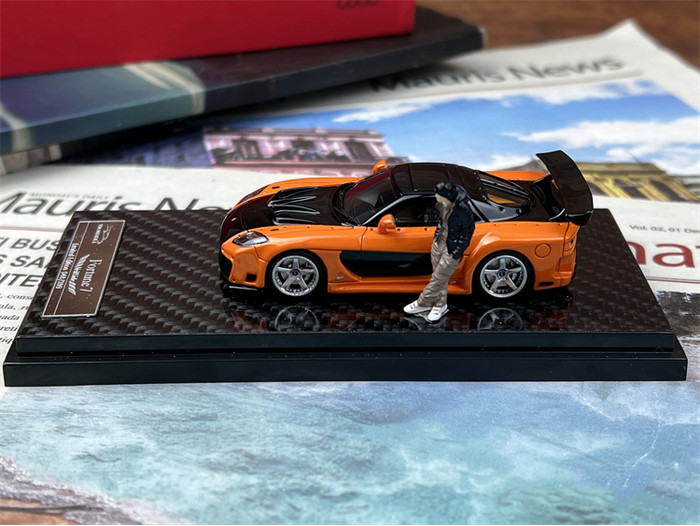 YM 1:64 For Mazda RX7 Veilside JDM Fast Furious Limited Edition Resin ...