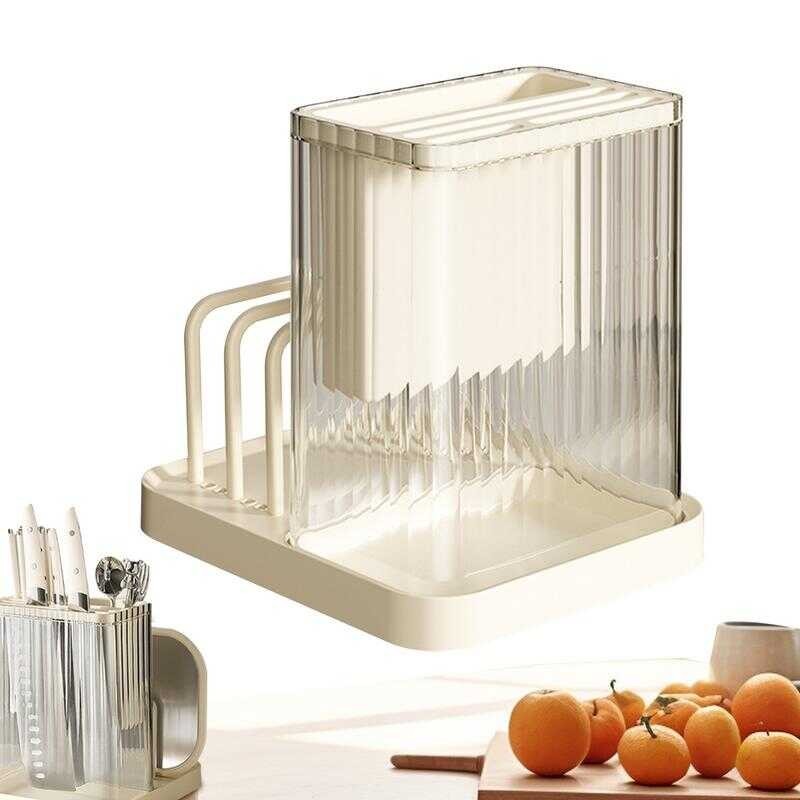Chopstick Block Holder Cutter House Organizing Rack Kitchen Storage ...