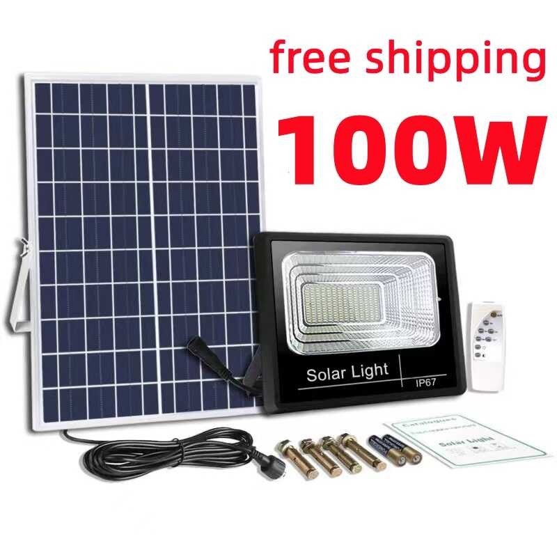 LED Flood Light 100W Outdoor Street Lamp Waterproof IP67 Sa Remote and ...
