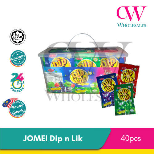 Jomei Dip n Lik 40pcs Hand & Foot Fruit Lollipop Sugar + Popping Candy ...