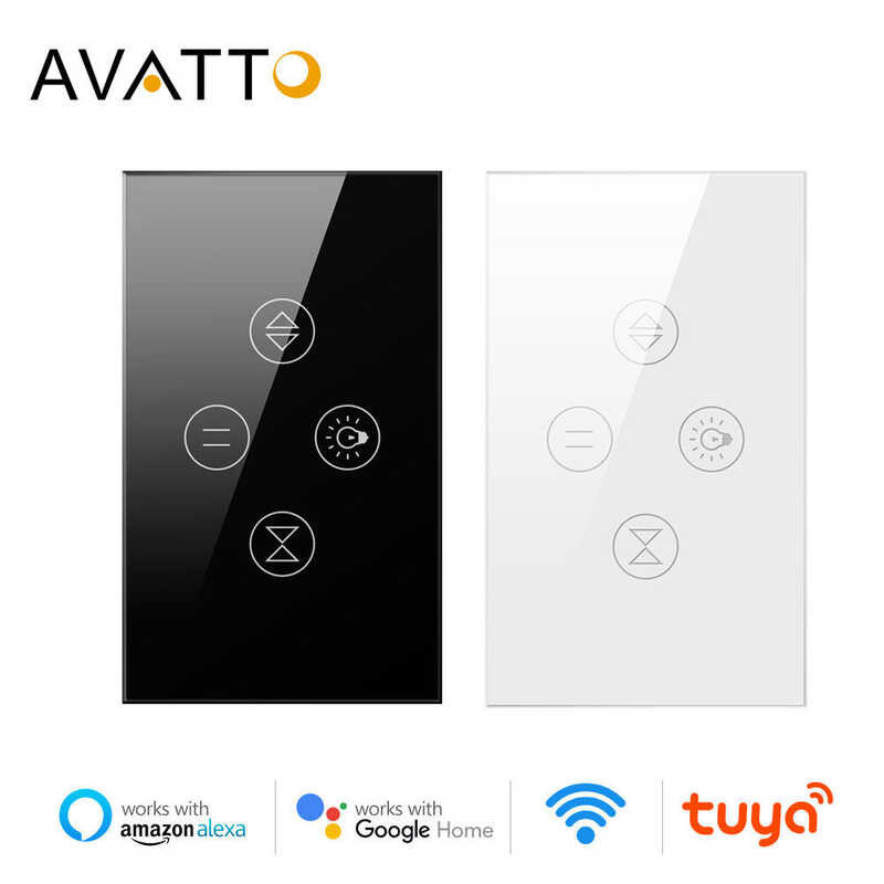 Tuya Smart AVATTO Life Wifi Roller Shutter Curtain Light Switch ...