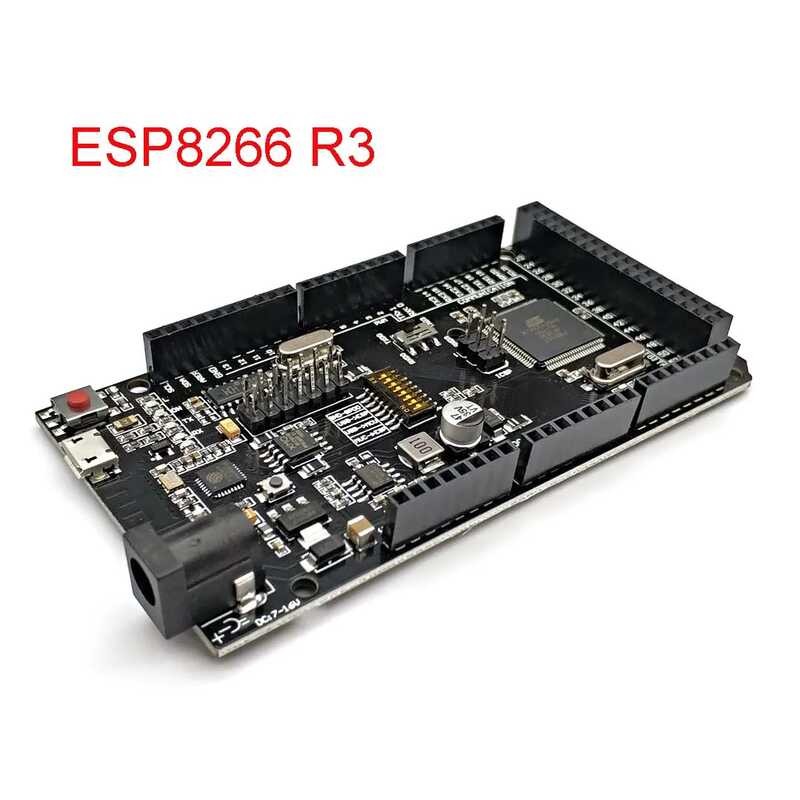 + Mega2560 Wifi R3 Atmega2560+Esp8266 32Mb Memory Usb-Ttl Ch340g. Compatible Arduino Mega ...