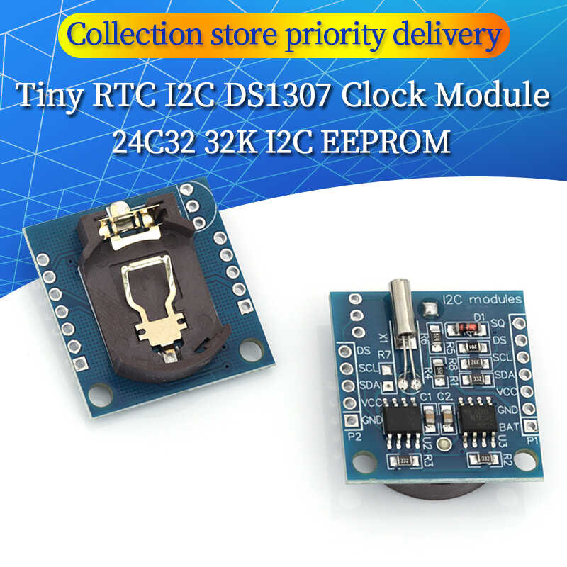 I2C Liludin RTC DS1307 AT24C32 Real Time Clock Module for Arduino 51 AVR ARM PIC | Shopee ...