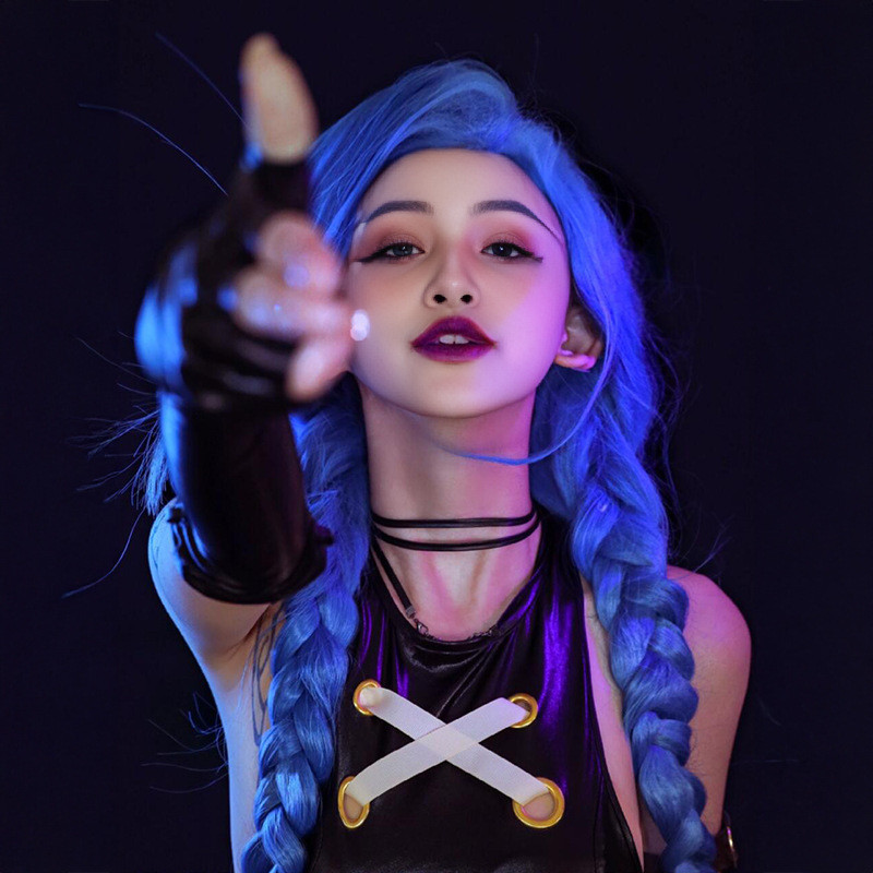 Game League of Legends Cosplay LOL Jinx Cosplay Costume Anime LOL ...
