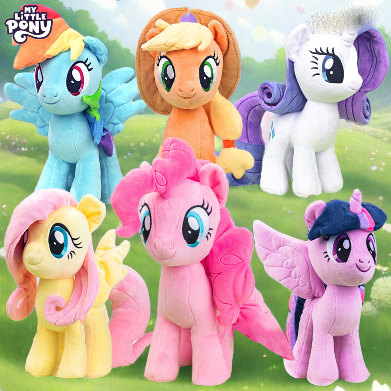 My Little Pony Series Plush Toys Pony Doll Soft Cartoon Horse Stuffed ...