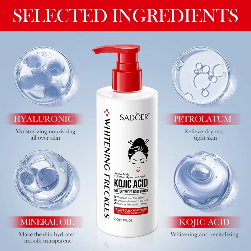 KOJIC ACID Brightening Body Lotion TENDER Lightening Moisturizing ...