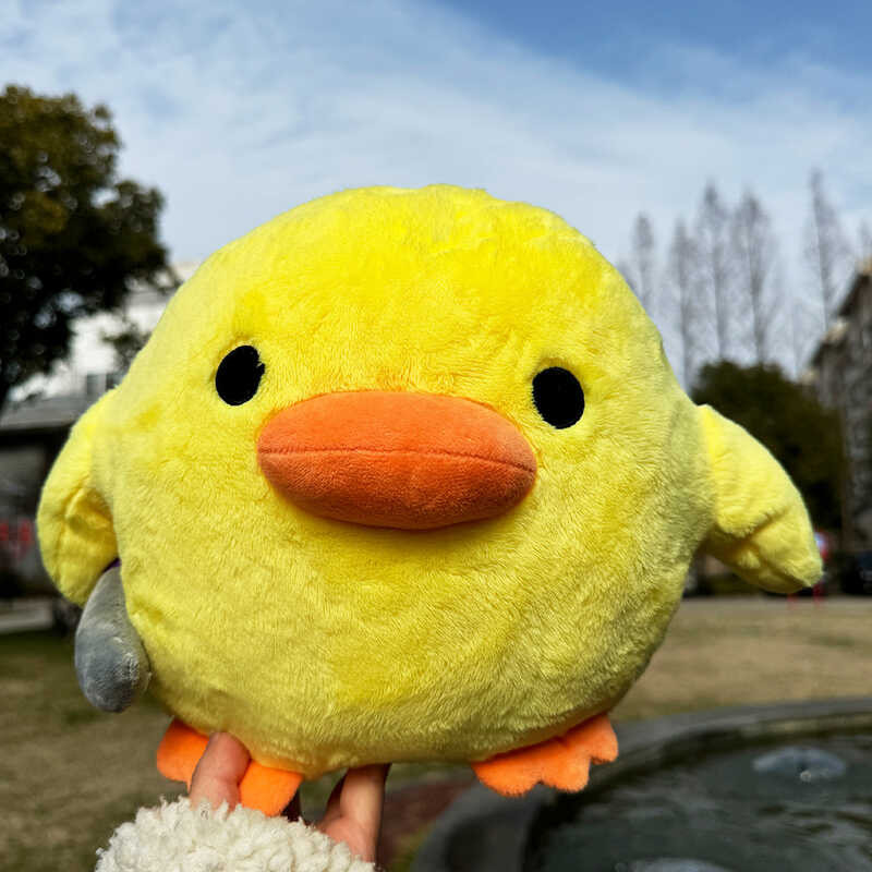 New Cute Duck With Knife Cartoon Yellow Duck Soft Plush Doll Pillow ...