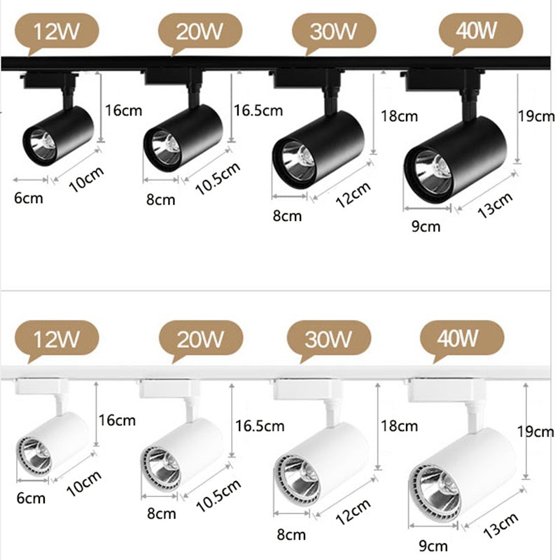 Cob Track Light Complete Set Ceiling Spotlight Led Track Light for ...