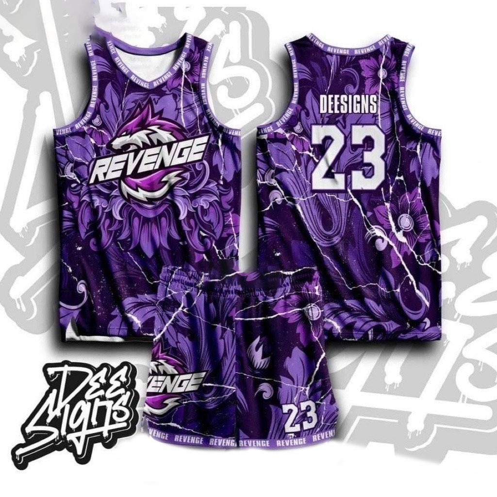 2025 new design Basketball Jersey Purple Terno tshirt for Men Full ...
