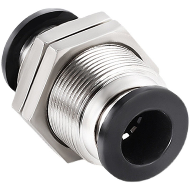 Pneumatic partition straight through quick plug connector PM-4/6/8/10 ...