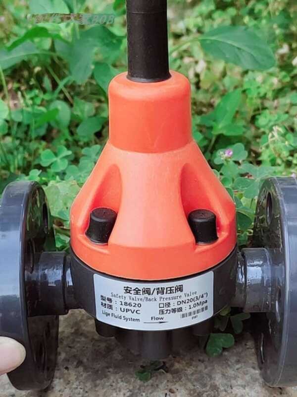 PVDF/PPH stainless steel UPVC flange back plastic safety relief valve ...