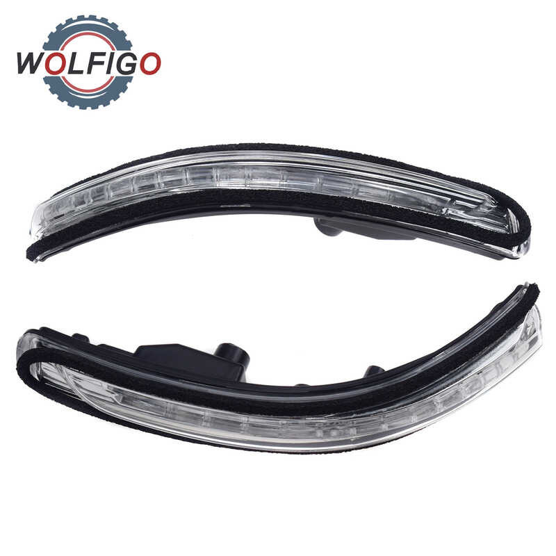 Right Car Left Rearview Mirror LED Turn Signal Light Mirror Indicator ...