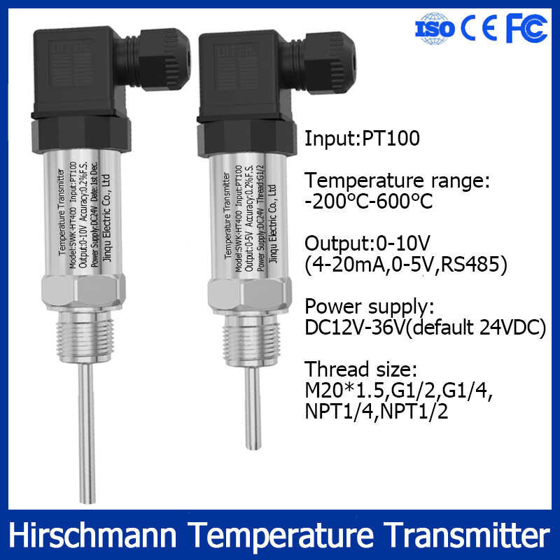Intelligent Transmitter Pt100, Thermistor, 0-10V Output, 24Vdc ...