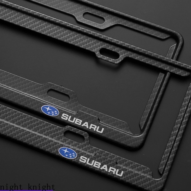Subaru Carbon Fiber Pattern License Plate Protection Frame Suitable for ...