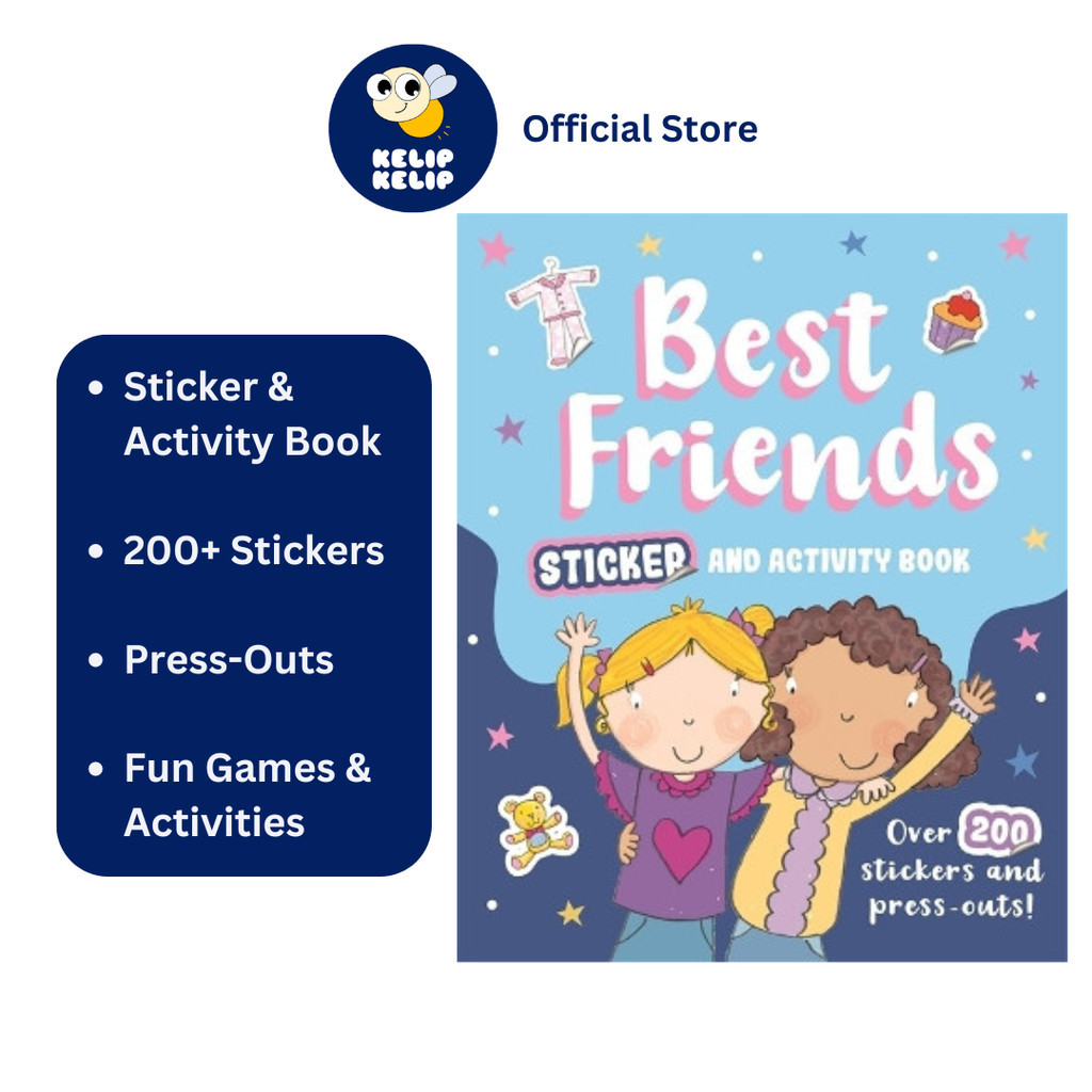 Best Friends Sticker & Activity Book For Kids With Fun Activities Press ...