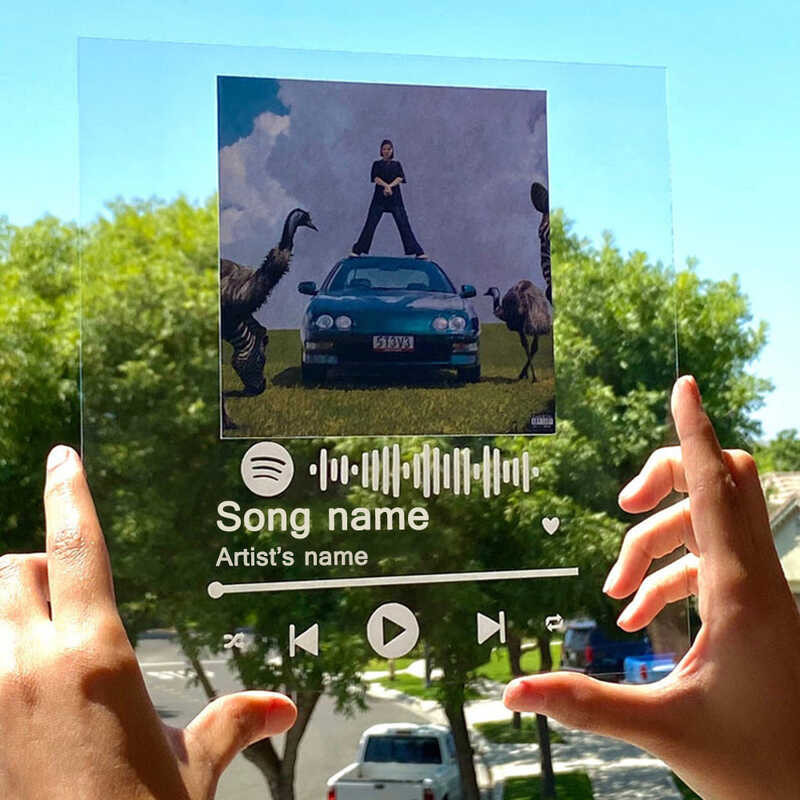 Spotify Personalized Custom Code Music Plaque Acrylic Album Cover ...