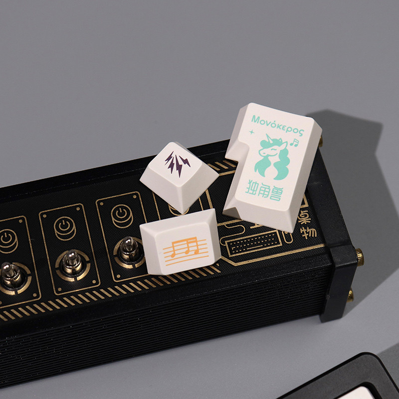144 Keys Unicorn White keycaps PBT cherry profile keycaps set for MX ...