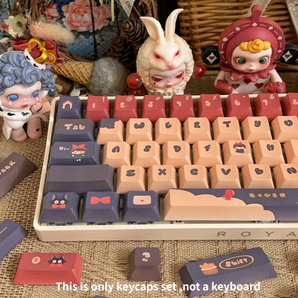 Cute Cartoon Keycaps Witch's House Cherry Height keycap set PBT Dye ...