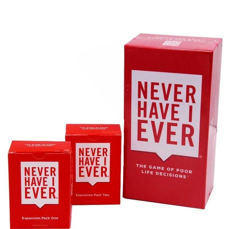 Have 550Cards Never I Ever Deluxe Box Mega Set Extension Board Bar ...