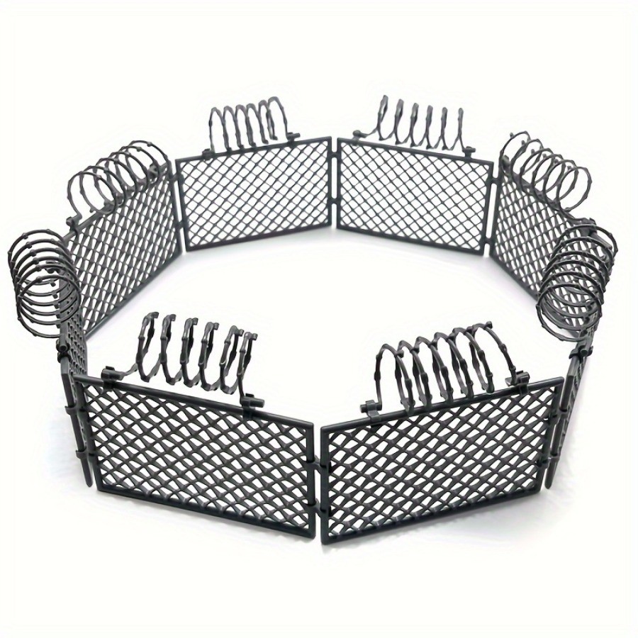 5pcs MOC DIY WW2 Military Base Barbed Wire Fence Mesh Isolation Net for ...