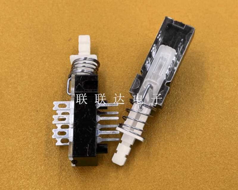 Direct insertion 6-pin lockable amplifier button side press with fixed ...