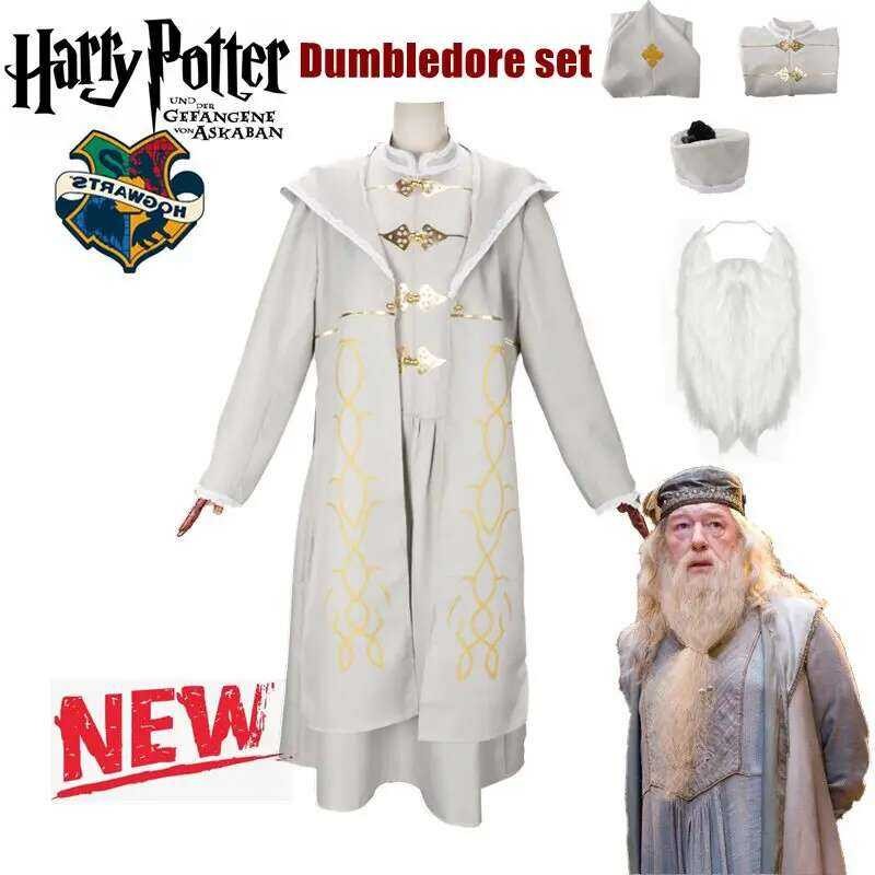 Tt Tt Pangulong Ng Hogwarts Dumbledore Set Whitebeard Y Potter Cosplay ...