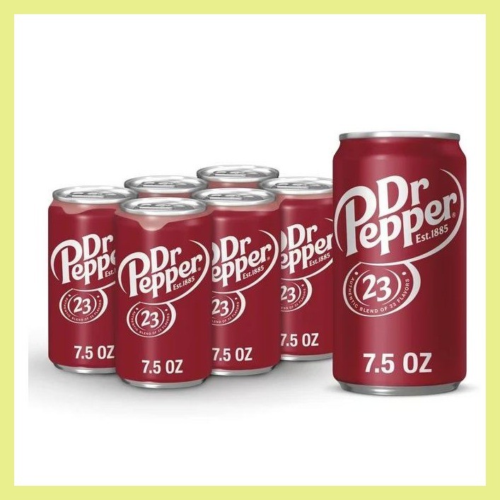 ๑ Dr. Pepper Regular 6 can x 221ml - US brand | Shopee Philippines