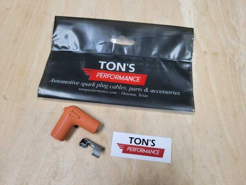 Ignition Orange Race High Temp Spark Plug Wire Boot And Terminal Kit ...