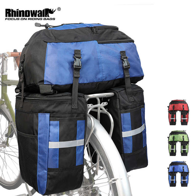 Rhinowalk Bike Side Bike Bag 3 sa 1 70L Big Capacity Cycling Bicycle Storage Pannier Bag Bick ...