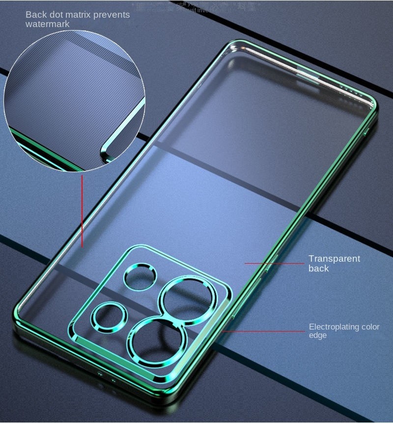 Ultra-thin Plating Silicone TPU Phone Case For Xiaomi Redmi Note 13 Pro ...