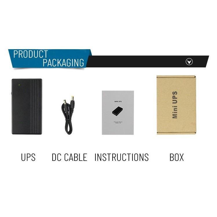 ∏ ⊙ Mini DC UPS For Wifi Modem Portable Mini UPS 12V Mini UPS For ...
