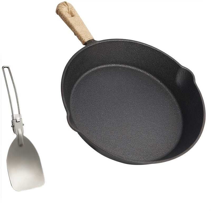 Camping Cookware Picnic Set Cast Iron Nonstick Frying Pan Na May ...
