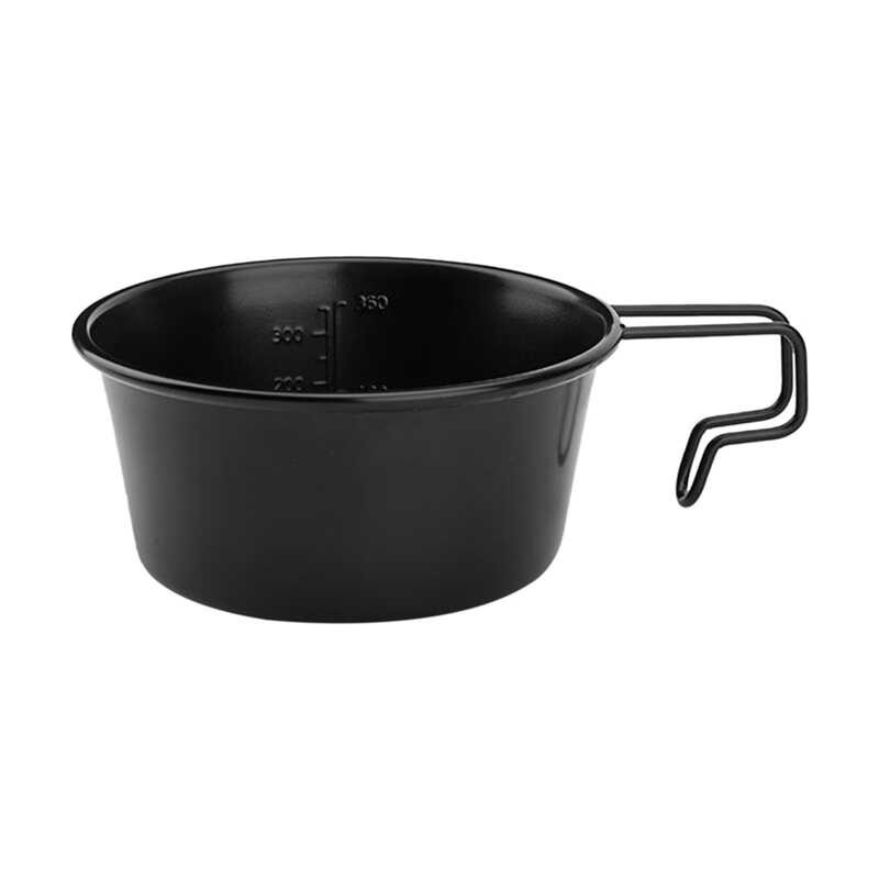 Camping Picnic Non-Stick Cup Gamit Ang Handle Table Ware Sa Labas ...