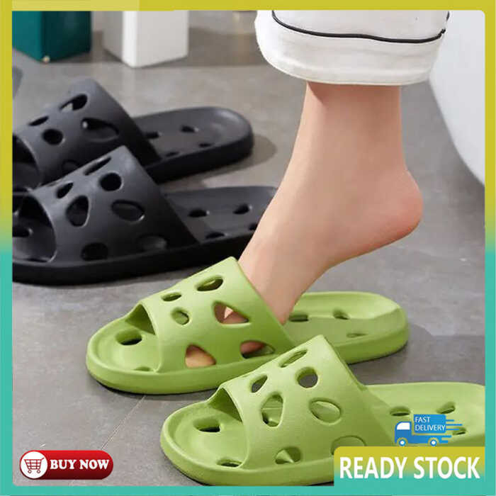 Bathroom Anti-Slippers Non-Slip Quick Drying Water Leakage Soft Sole ...