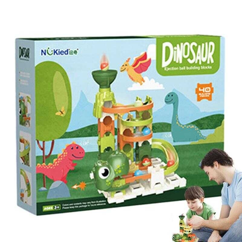 Dinosaur Marble Rush Maze Game STEM Children Race Track Educational ...