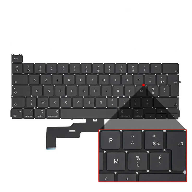 Keyboard For AZERTY Book Air 13" M1 A2338 Replacement Pranses Notebook ...