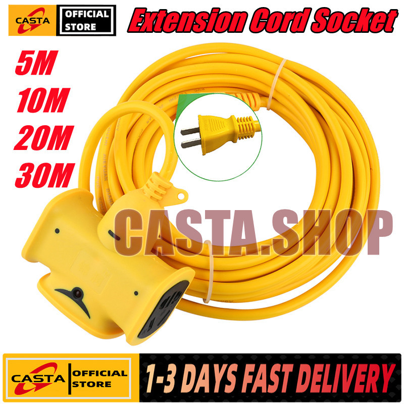 Extension Cord Extra-long Plug-in Power Strip 5/10/20/30M Electric ...