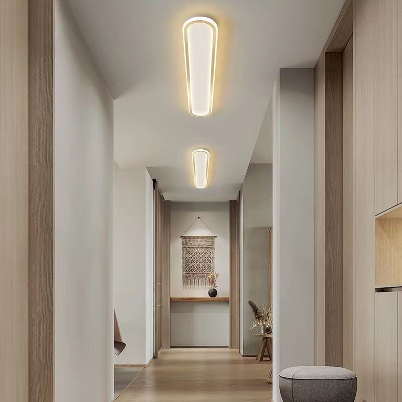 LED Long Ceiling Light Modern Minimalist Strip Cloakroom Aisle Balcony ...