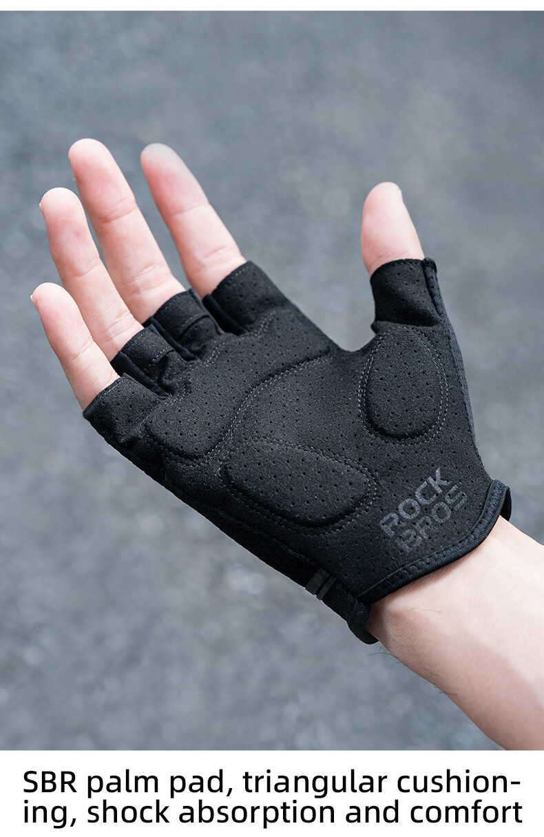 【PH Delivery】ROCKBROS Cycling Gloves Summer Elastic Breathable Half ...