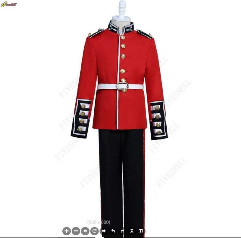 Halloween British Children Royal Guard Cosplay Costume Queen's Guard ...