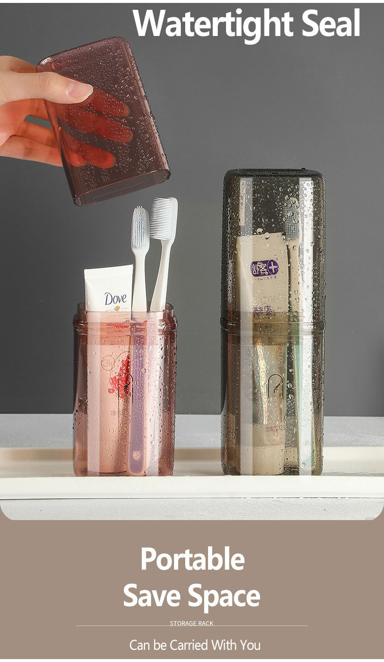 Toothpaste and Toothbrush Box Travel Toothbrush Box Wash Set Portable ...