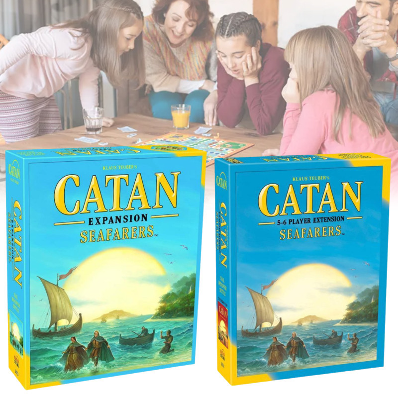 English Catan Popular Island Board Game 5th Edition 5-6 Player Edition ...