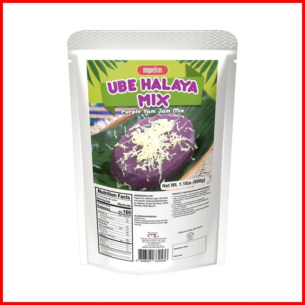 ♀ Ube Halaya mix or Purple yam 500 grams (AlJer Foods Enterprise ...