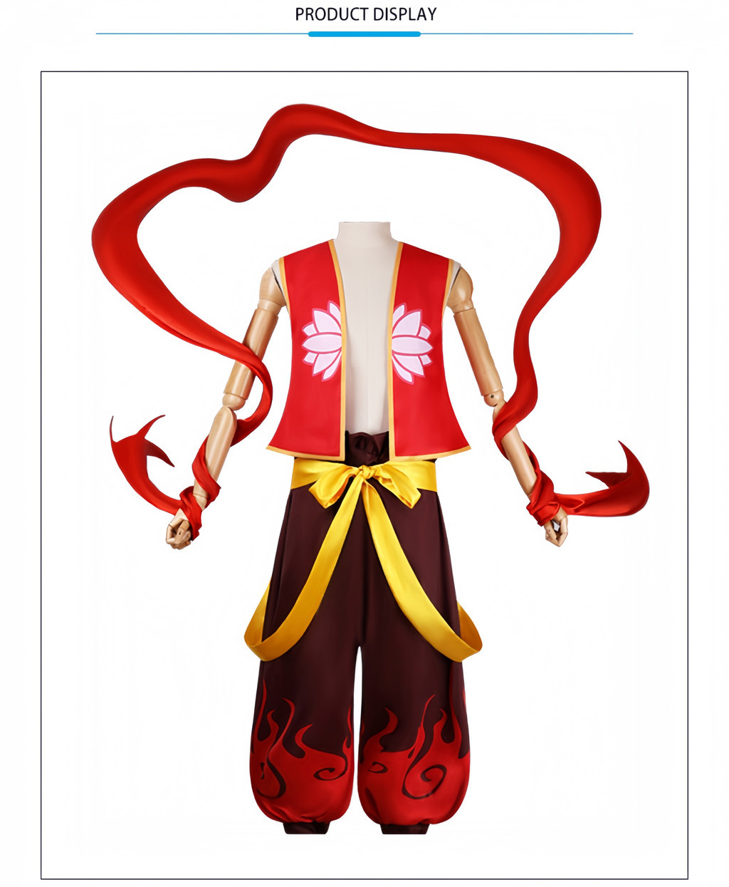 Movie Nezha Cosplay Nezha Birth of The Demon Child Cosplay Costume Red ...