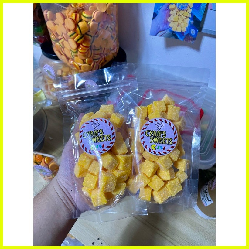 ∆ ⚽ MANGO CUBES GUMMY PER POUCH (Per Grams) | Shopee Philippines